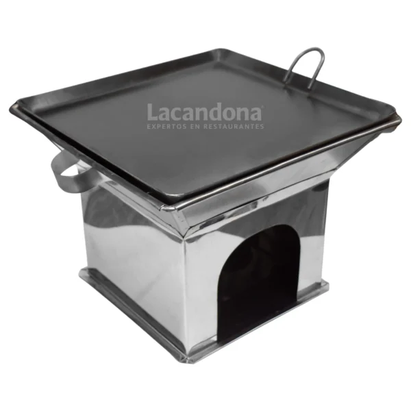 Anafre de Metal para Restaurante - Muebles Lacandona